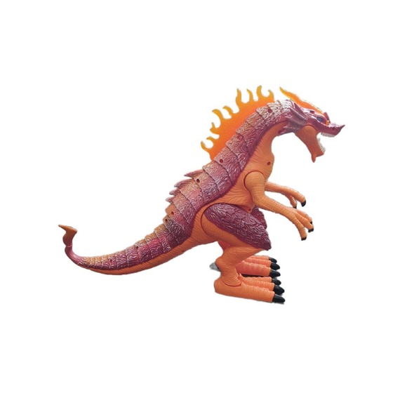 Dragon | Toys | Adventure Force Vesuvius Fiery Orange Dragon Toy Not ...